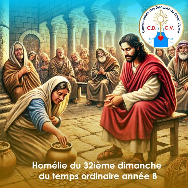 Homélie du 32ième dimanche du temps ordinaire année B - Christus Vivit